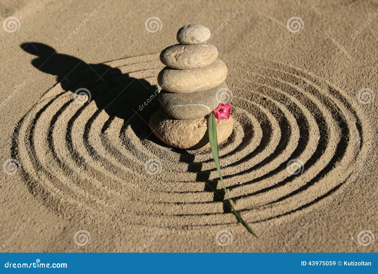 Zen circle stock image. Image of east, miniature, scene - 43975059