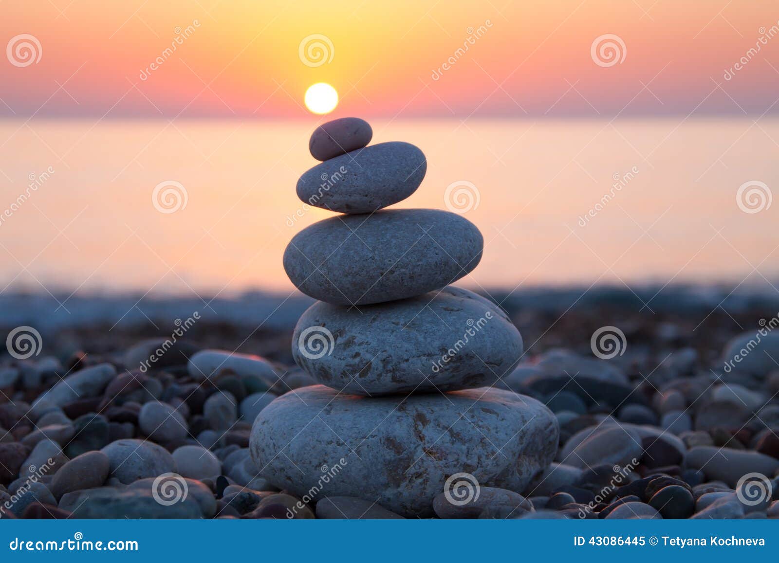 Zen Concept with Balanced Rocks Stock Image - Image of mind, attention ...