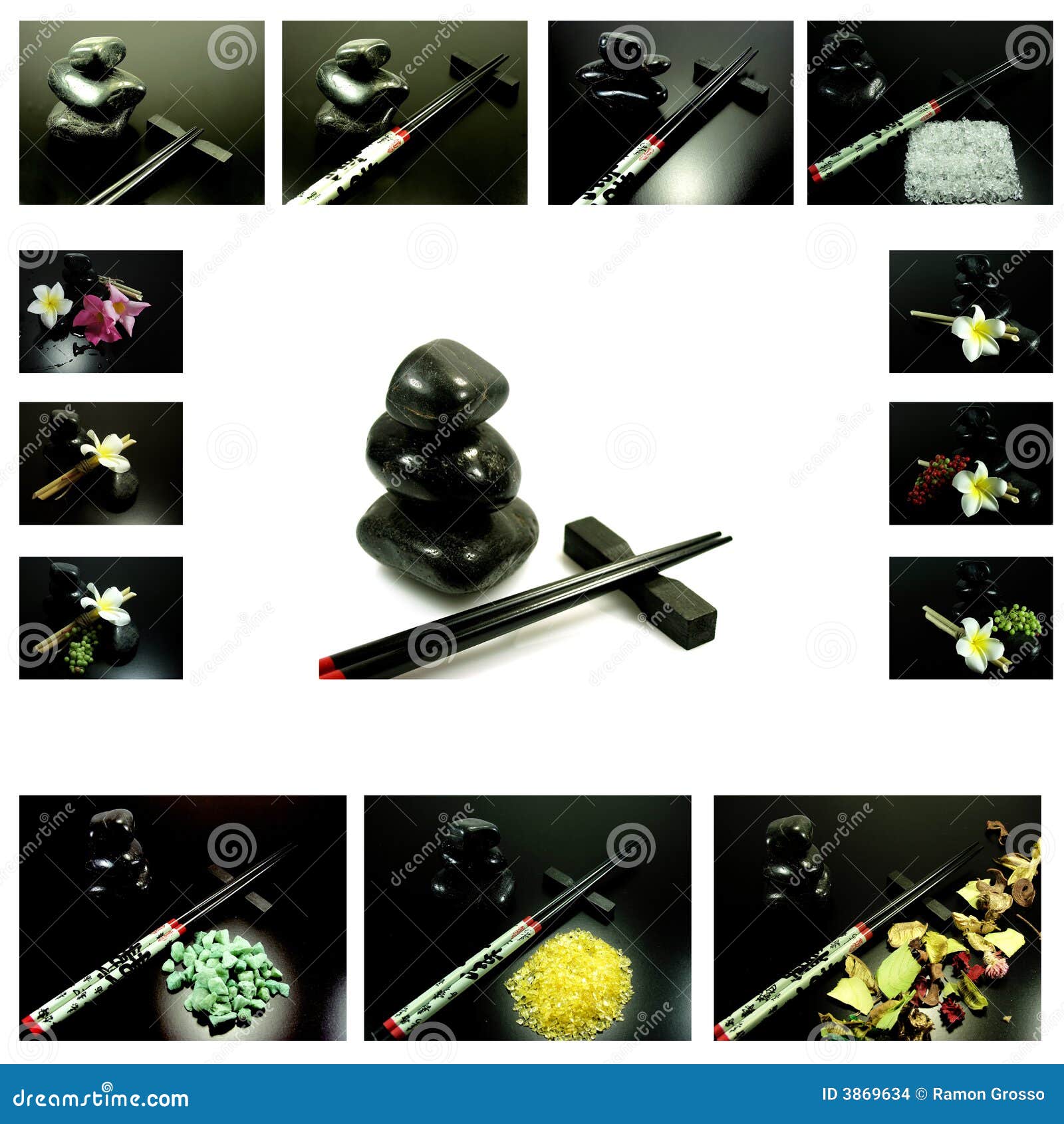 Zen elements stock photo. Image of pebbles, decoration - 3869634