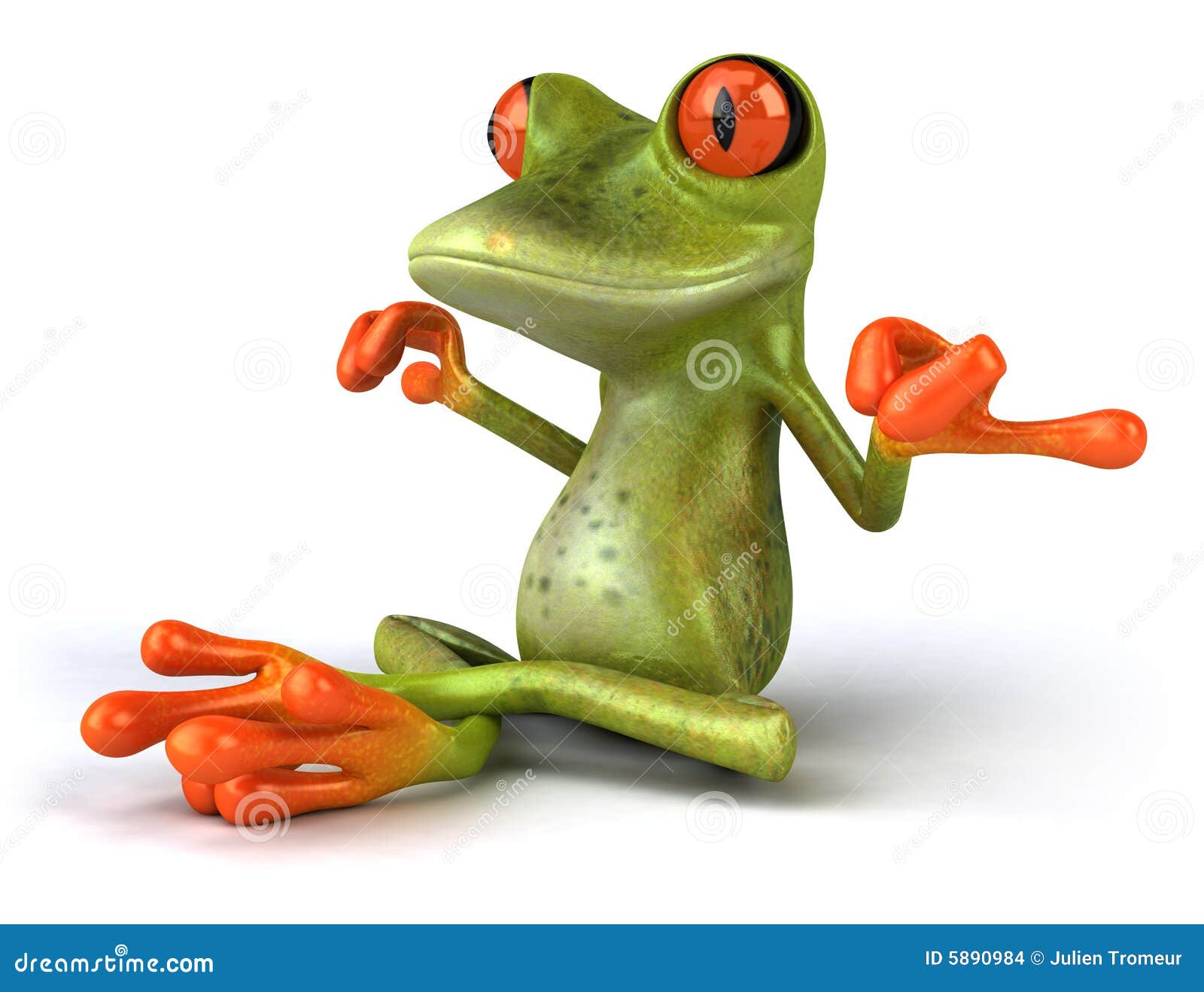 Zen frog stock illustration. Illustration of peace, wildlife - 5890984