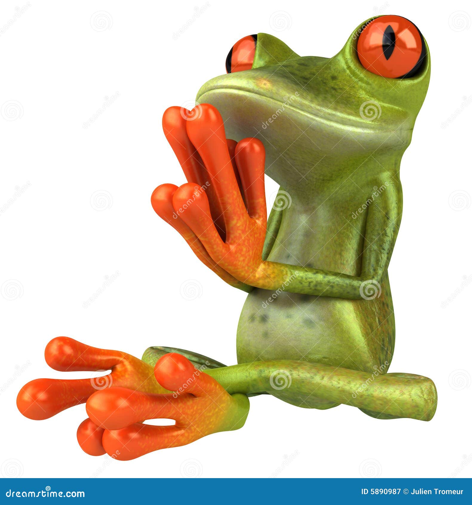 Zen frog stock illustration. Illustration of environment - 5890987