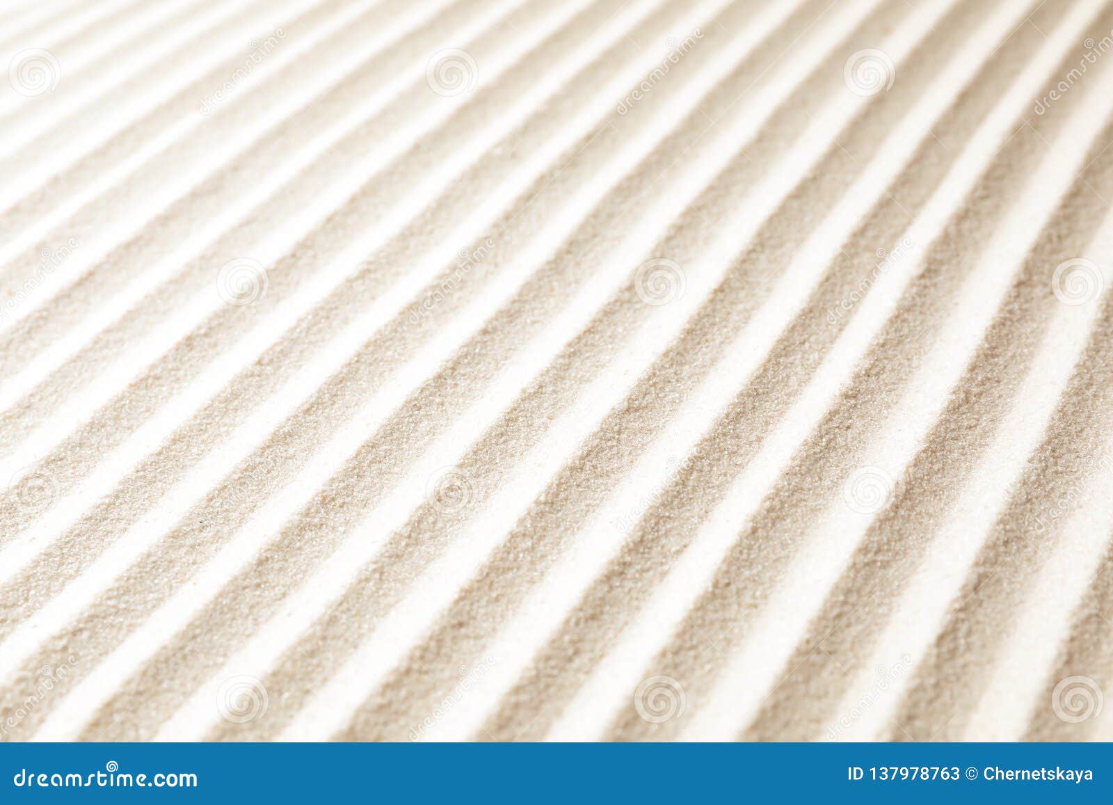 Zen Garden Pattern on Sand. Meditation Stock Image - Image of culture ...