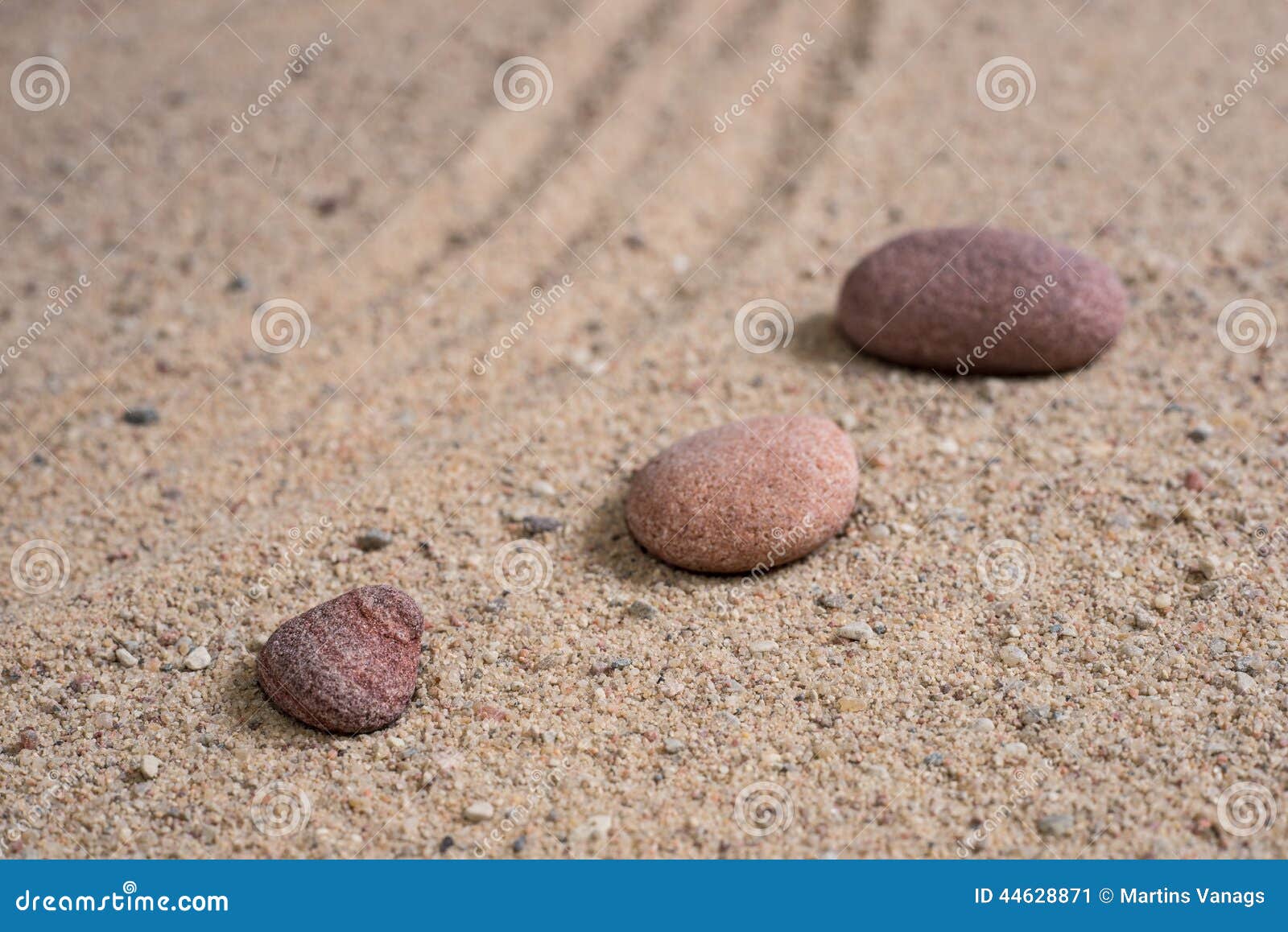 Zen Garden Sand Waves and Rock Sculptures Stock Image - Image of road ...