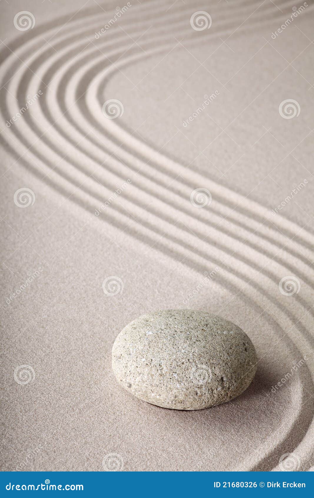 Zen Garden Stone and Sand Pattern Tranquil Relax Stock Photo - Image of ...