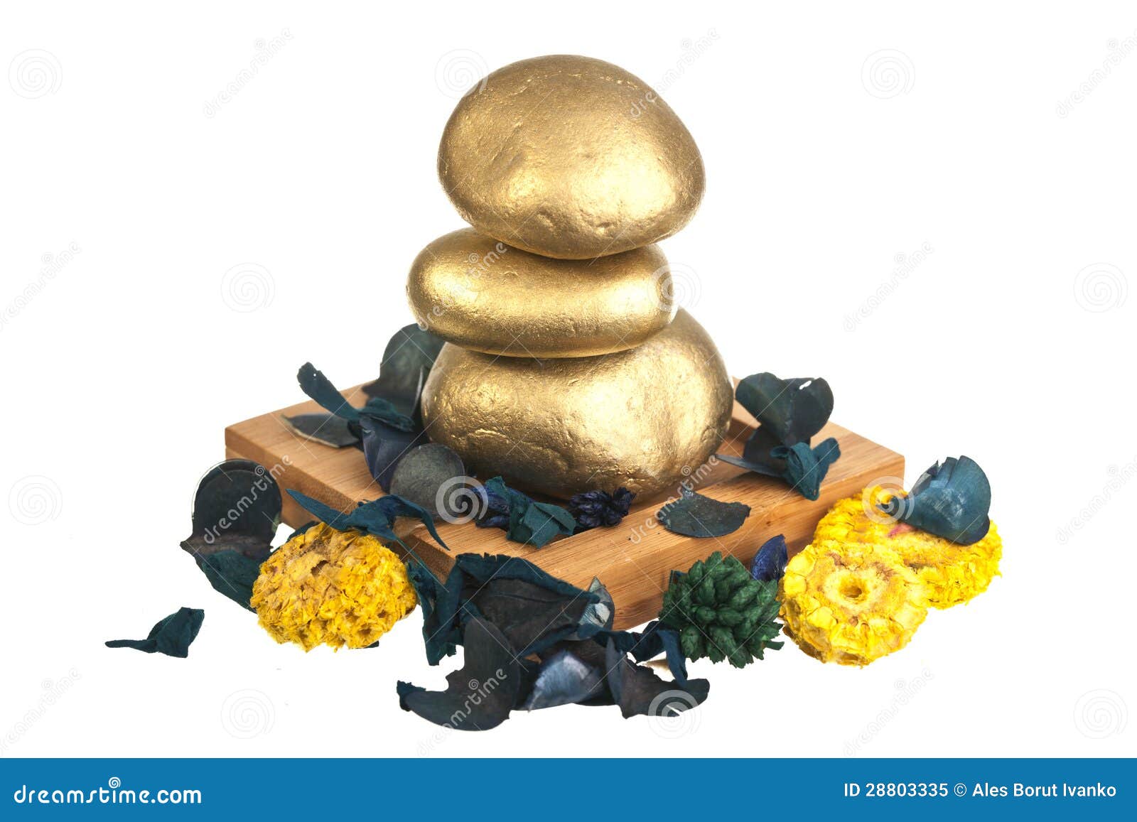 Zen gold stones stock image. Image of blocks, object - 28803335