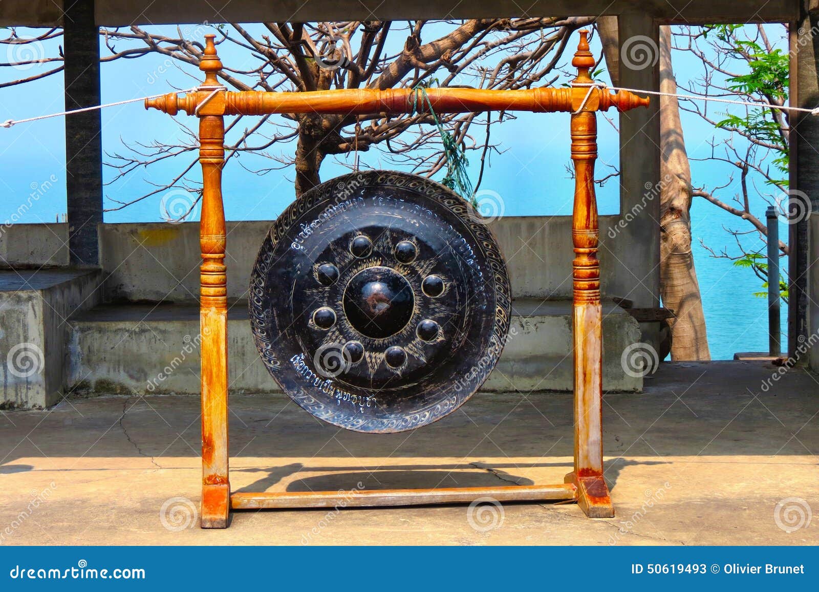 Zen gong stock image. Image of temple, bouddhism, yoga - 50619493