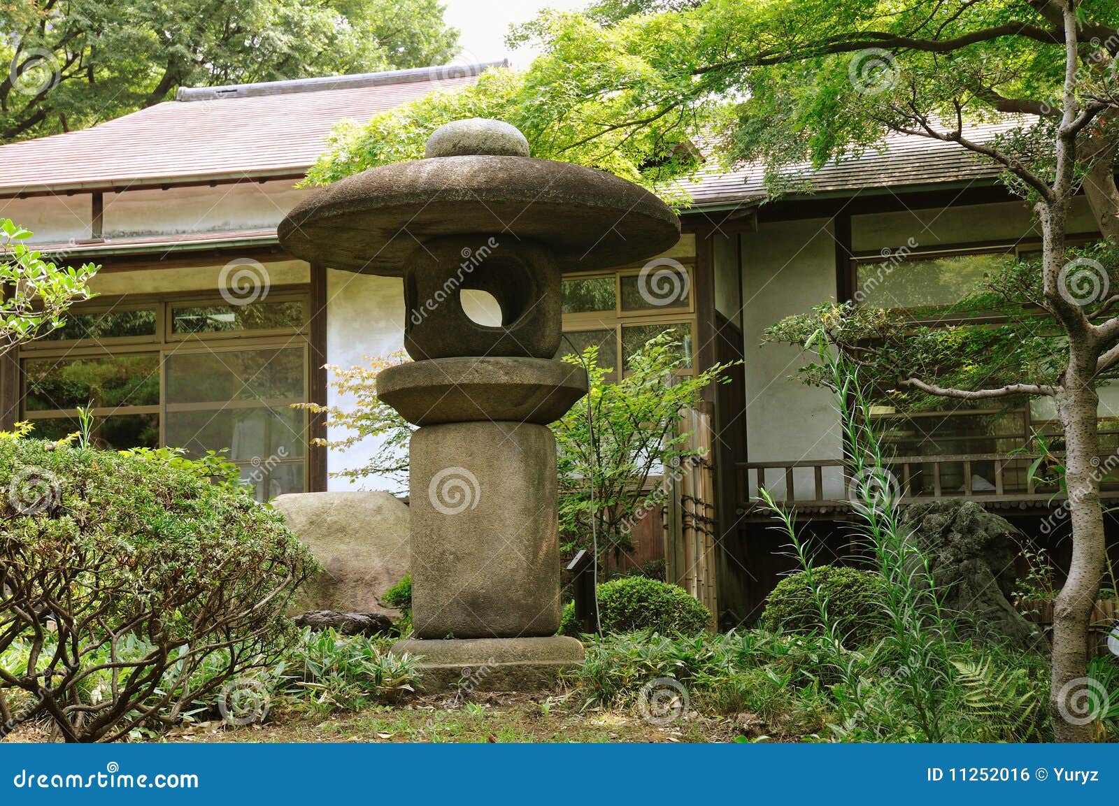 Zen lantern stock photo. Image of lantern, garden, stone - 11252016