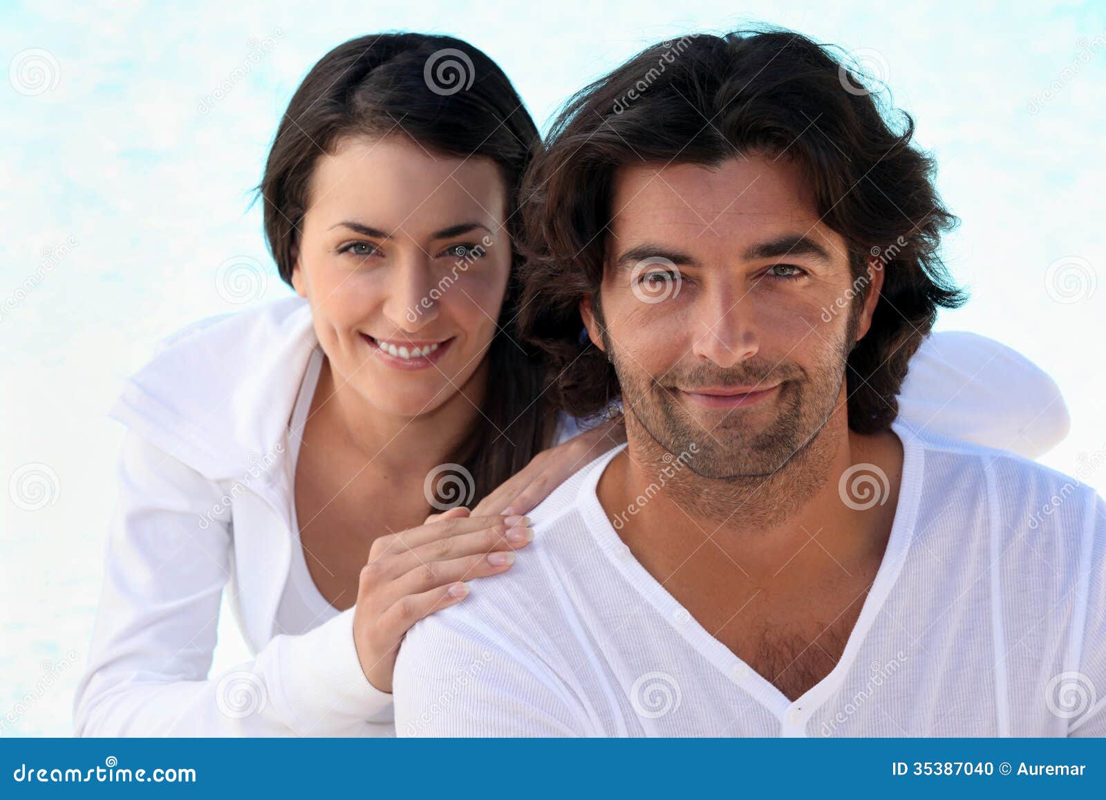 Zen-like couple stock photo. Image of relationship, couple - 35387040