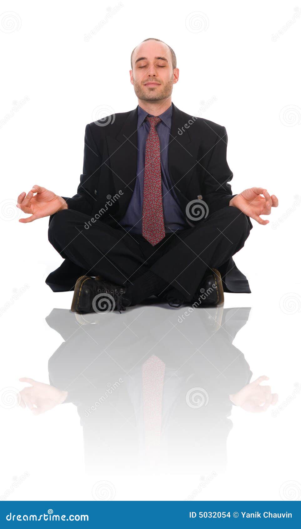 Zen Man stock photo. Image of health, meditating, corporate - 5032054