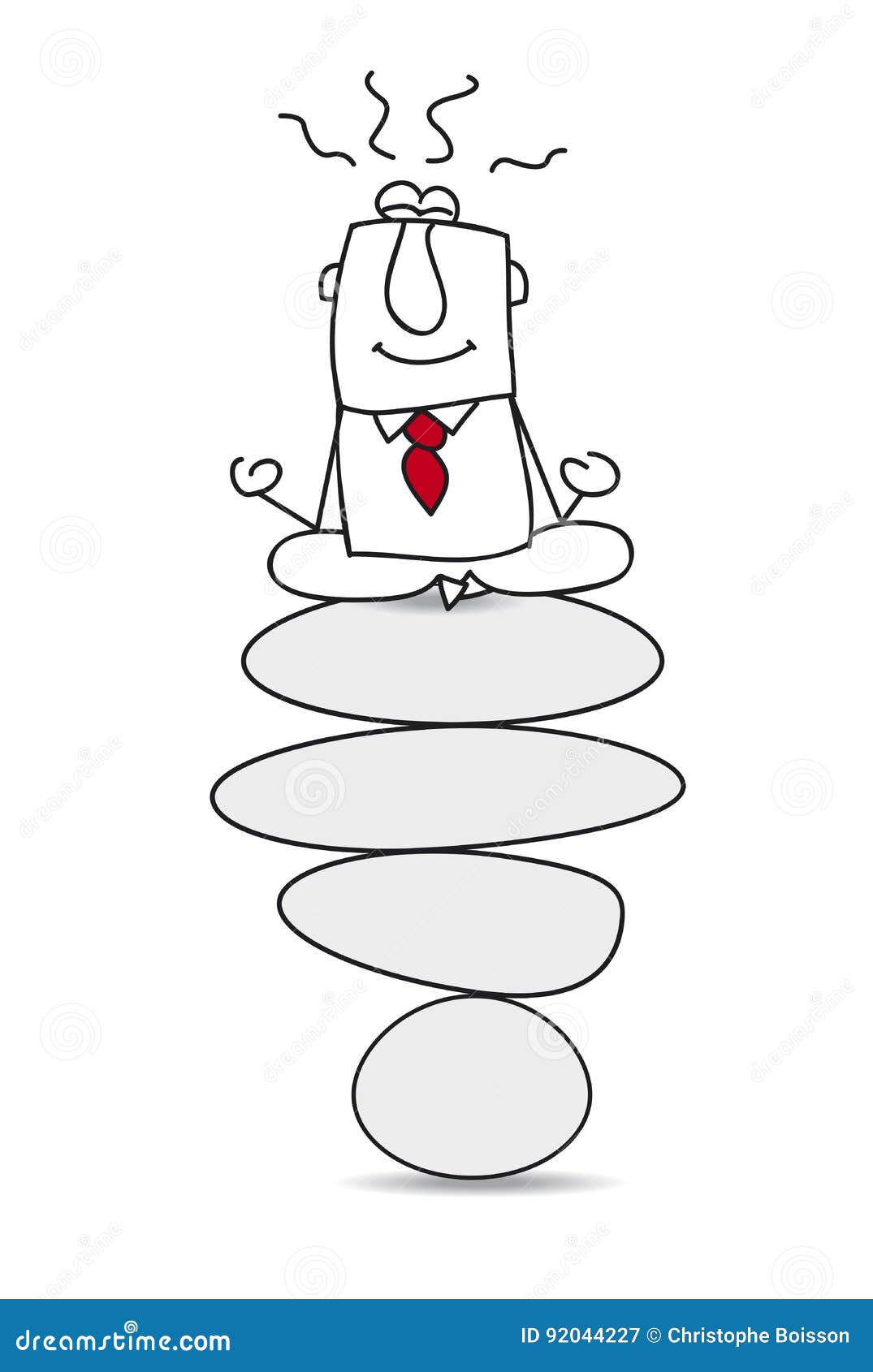 Zen and meditation stock vector. Illustration of concept - 92044227