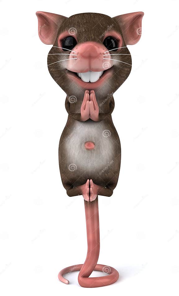 Zen mouse stock illustration. Illustration of small, funny - 11537506