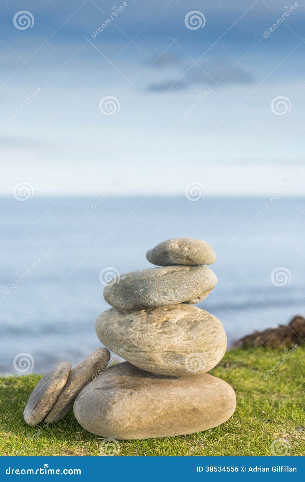 Zen pebbles stock photo. Image of tranquil, pebbles, coast - 38534556