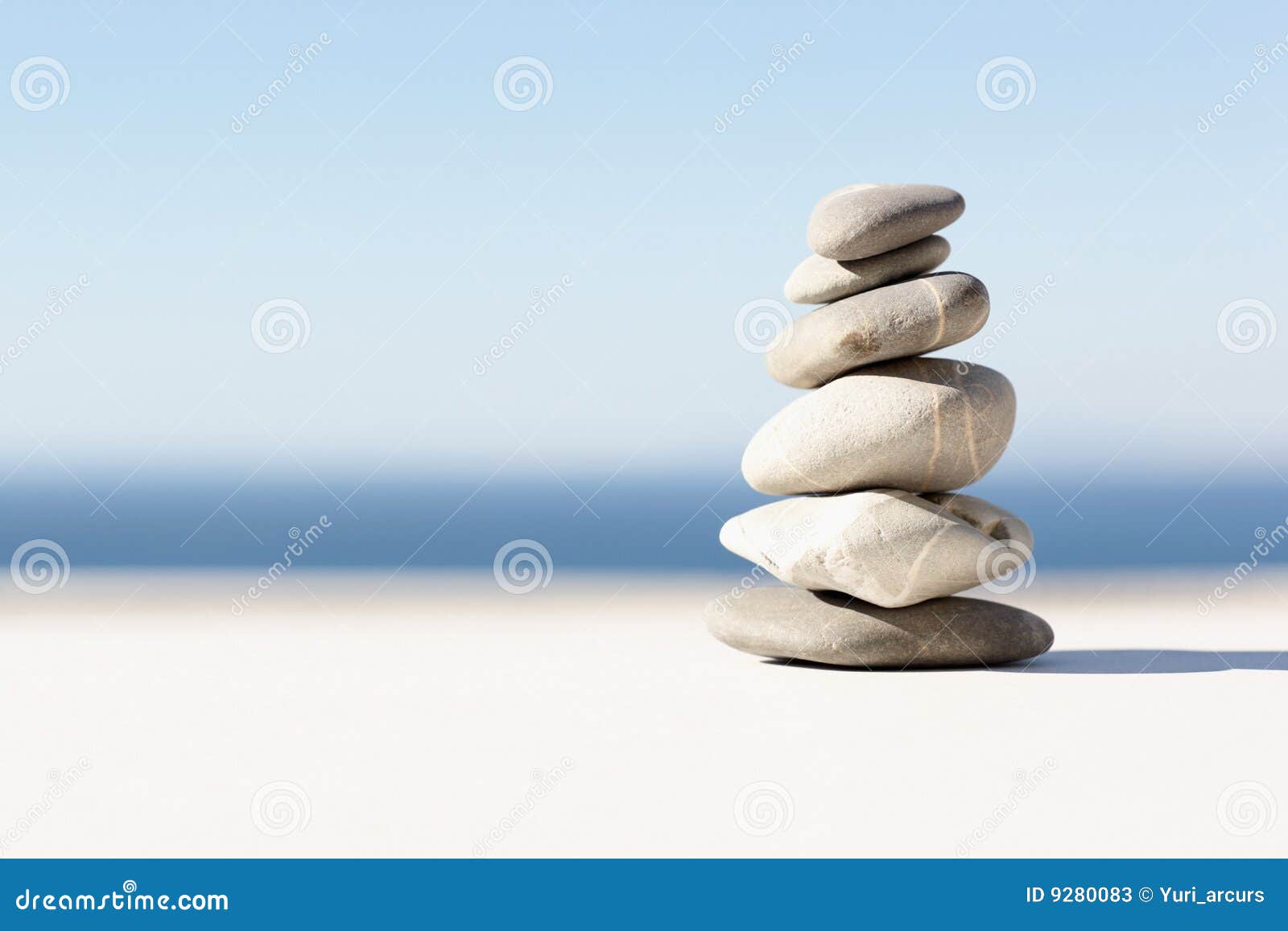 Zen Pebbles Stacked Together Stock Image - Image of pile, arrangement ...