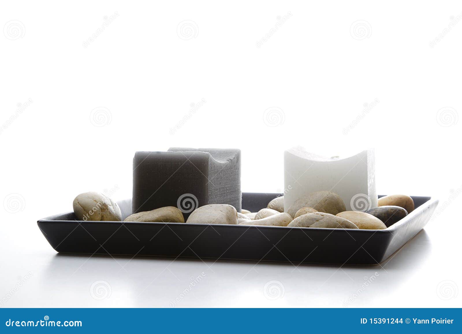 Zen plate stock photo. Image of therapy, luxury, rock - 15391244