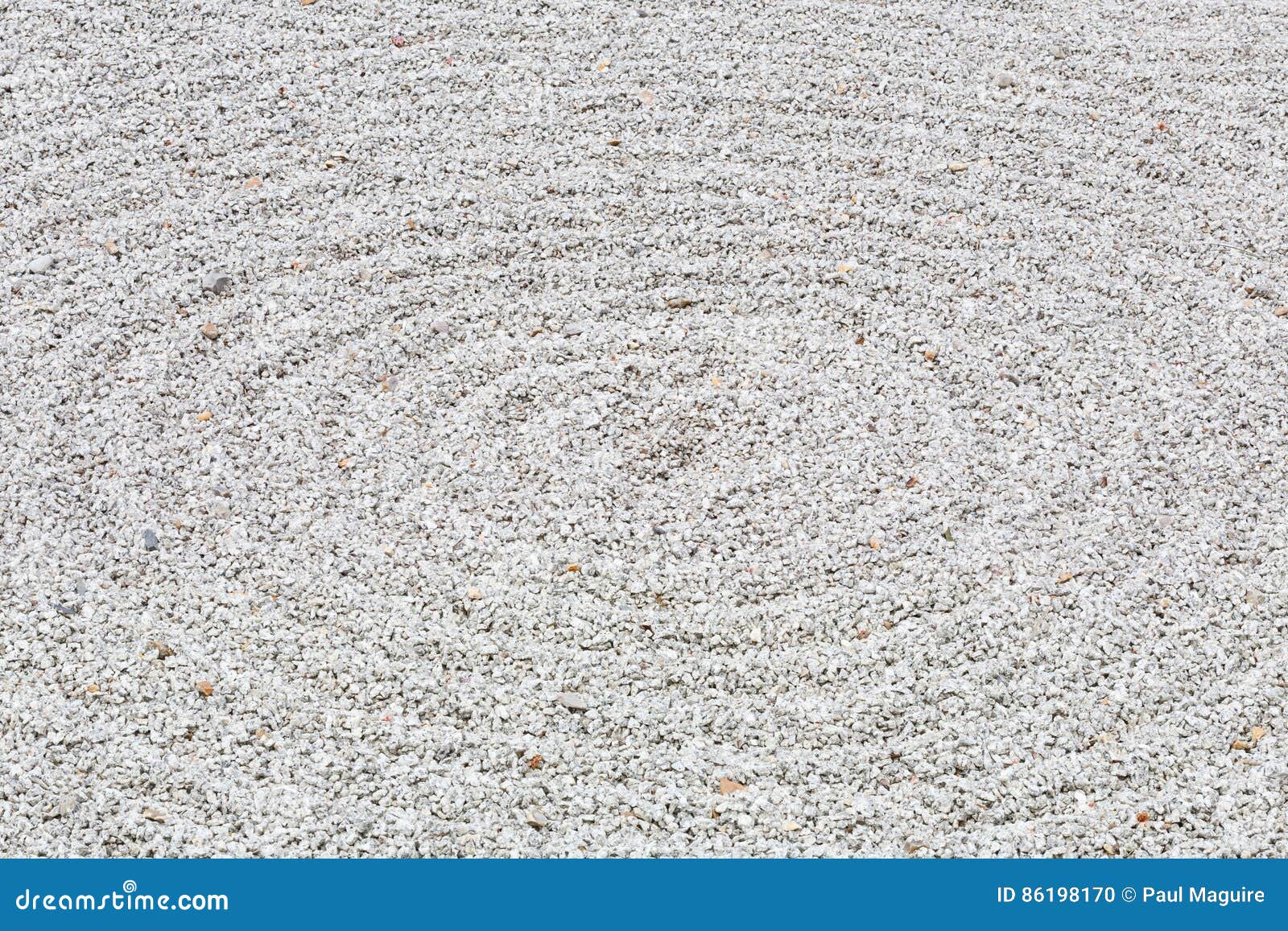 Zen Raked Gravel Pattern stock photo. Image of garden - 86198170