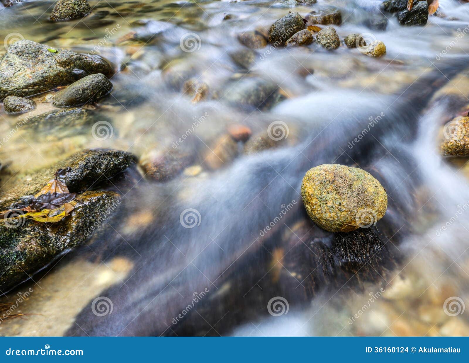 Zen River Stone IV stock photo. Image of outdoors, moss - 36160124