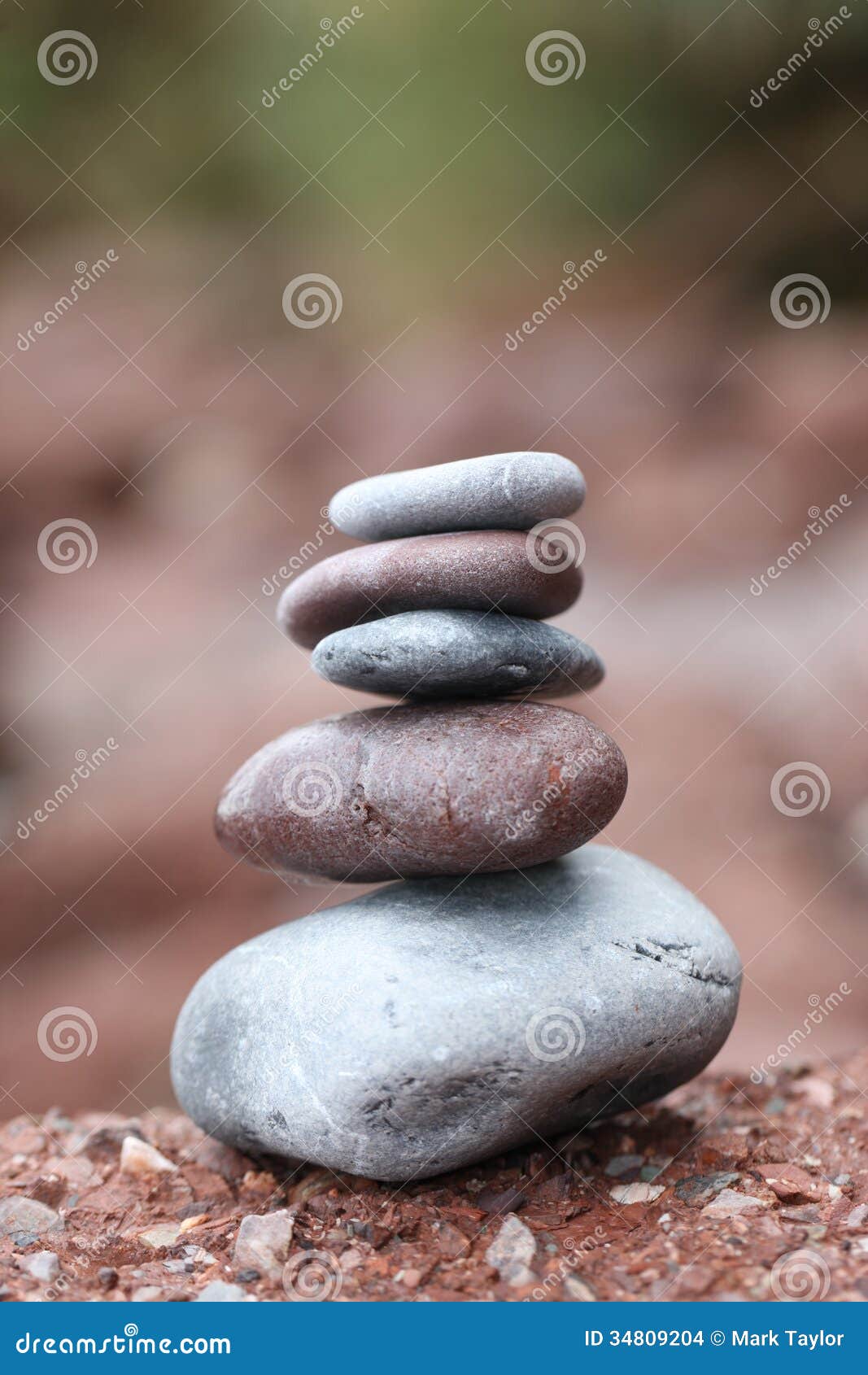 Zen Rock Pile stock photo. Image of equilibrium, meditation - 34809204