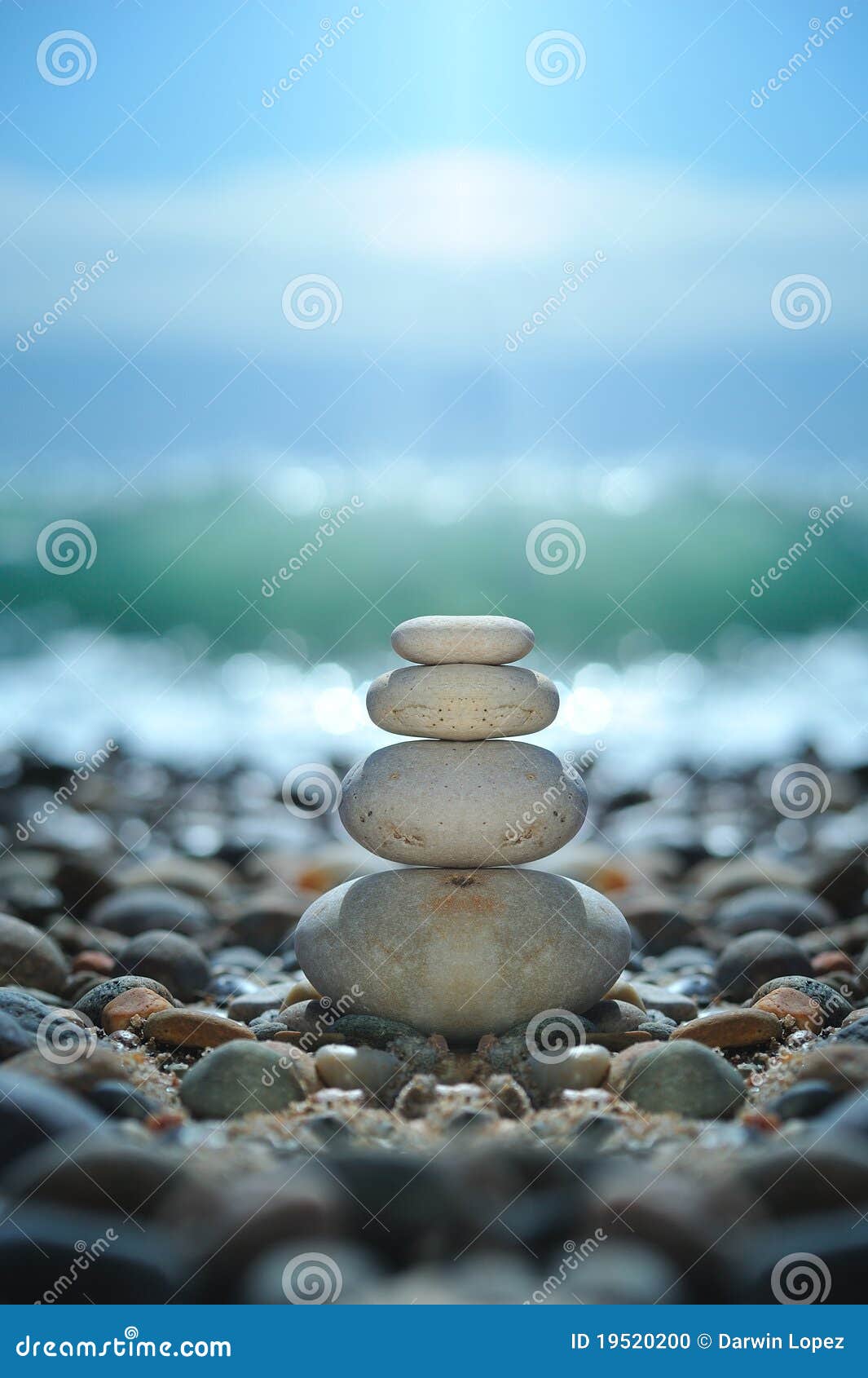 Zen rocks on the beach stock photo. Image of vacation - 19520200