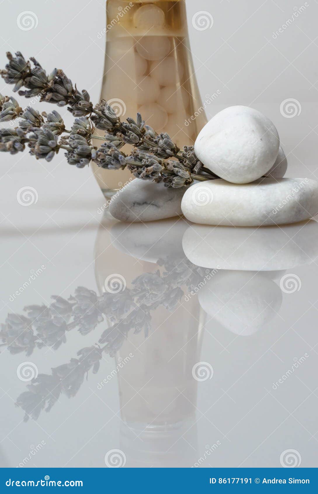 Zen Rocks Lavender and Scents Stock Image - Image of sand, stone: 86177191