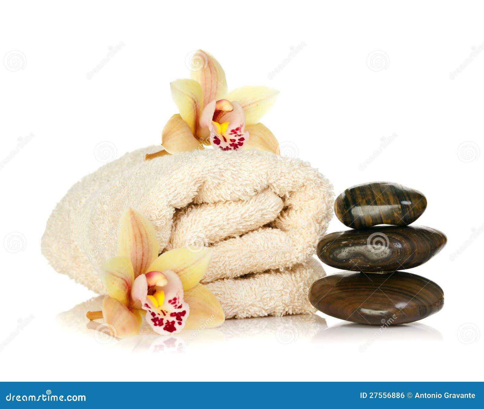 Zen Spa stock photo. Image of wallpaper, care, stones - 27556886