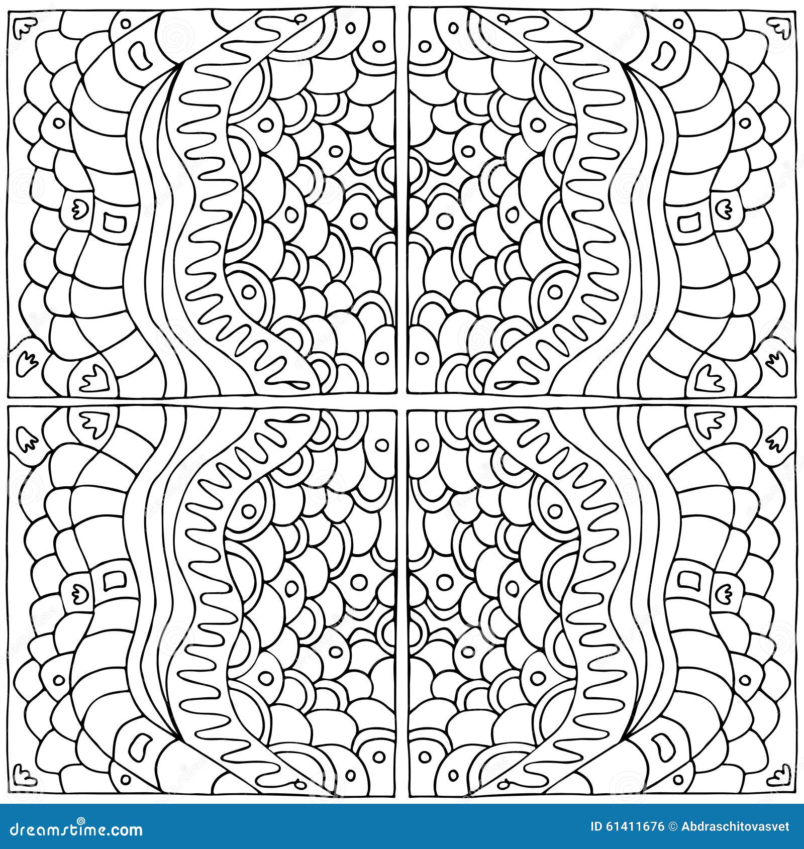 Zen-square stock vector. Illustration of geometric, paper - 61411676