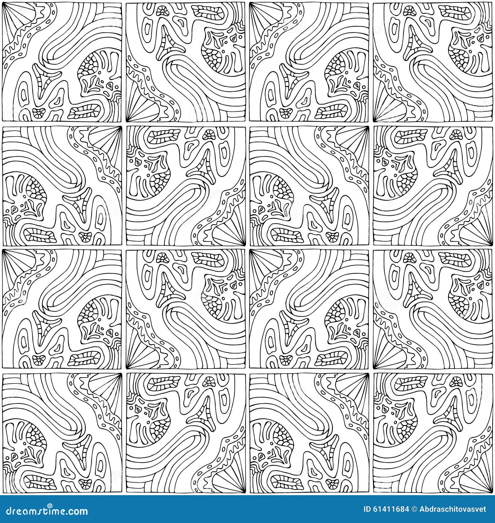 Zen-square 4 stock vector. Illustration of decoration - 61411684