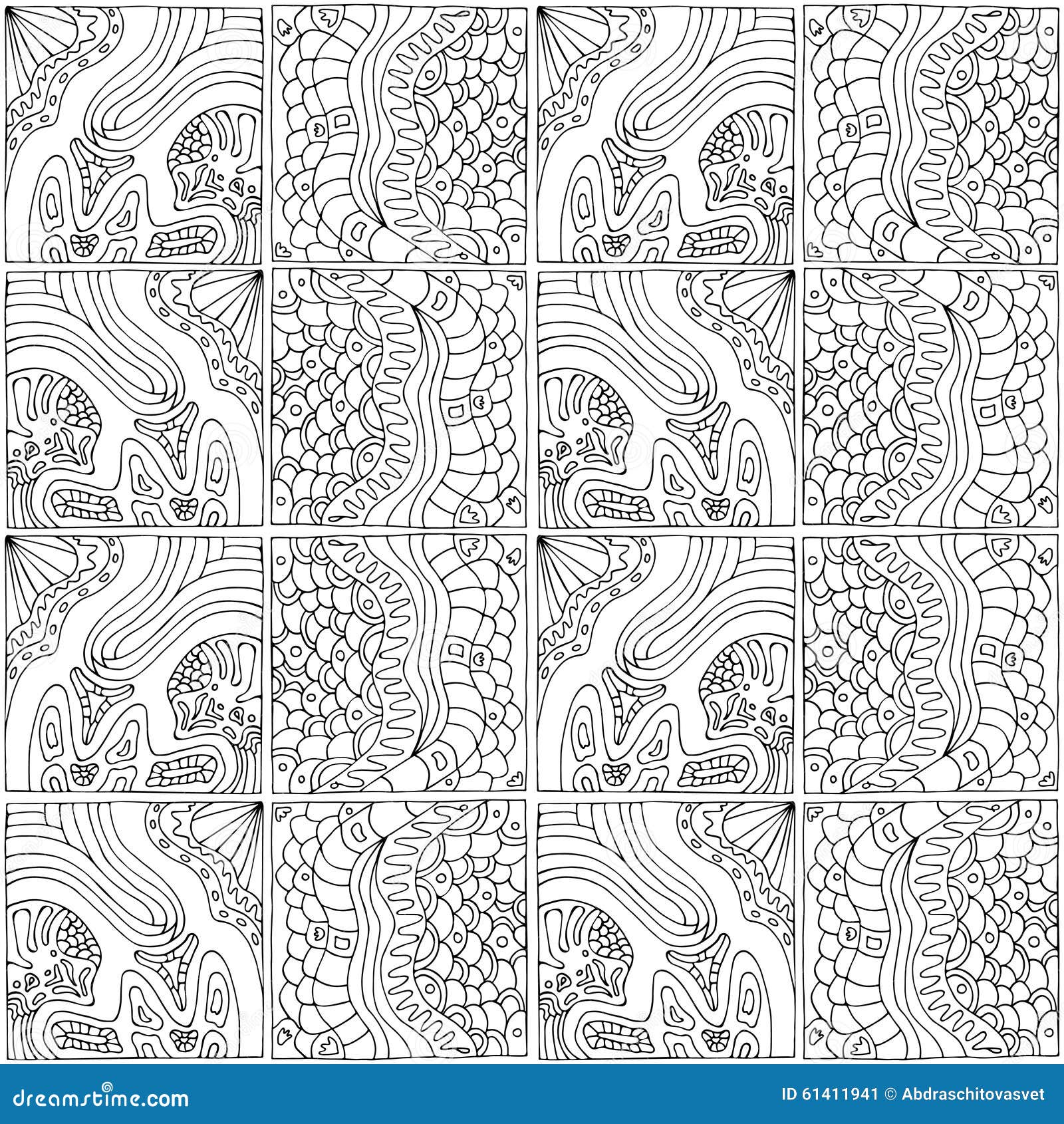 Zen-square 3 stock vector. Illustration of monochrome - 61411941