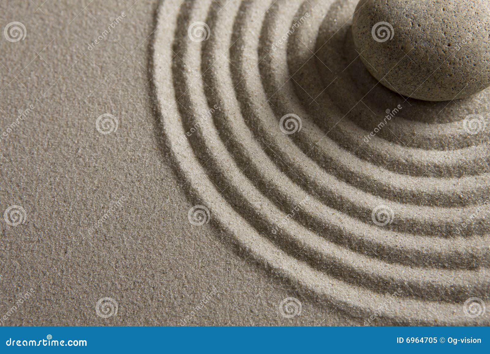 Zen stone stock image. Image of sand, rock, culture, calm - 6964705