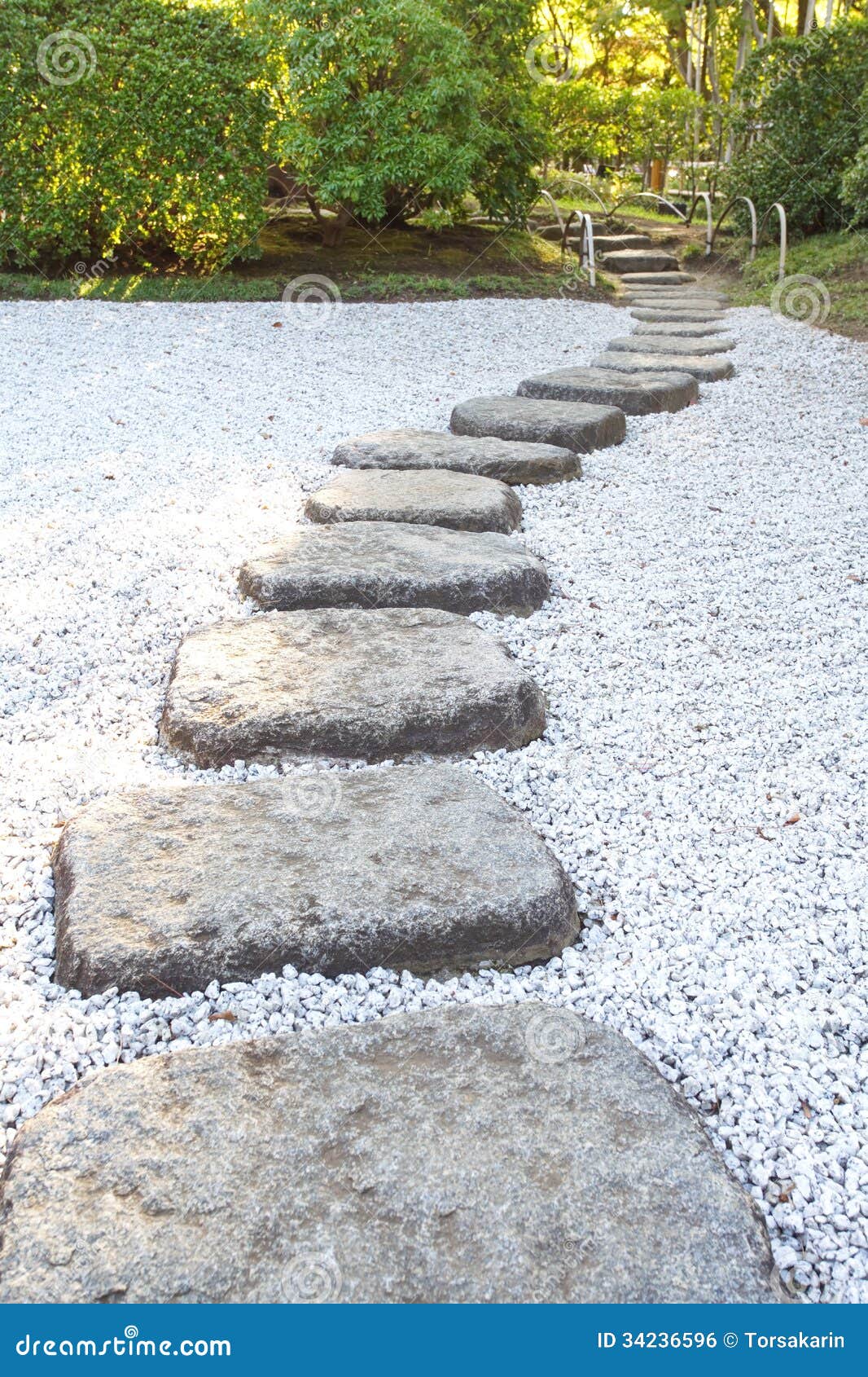 Zen stone path stock photo. Image of path, shore, gray - 34236596