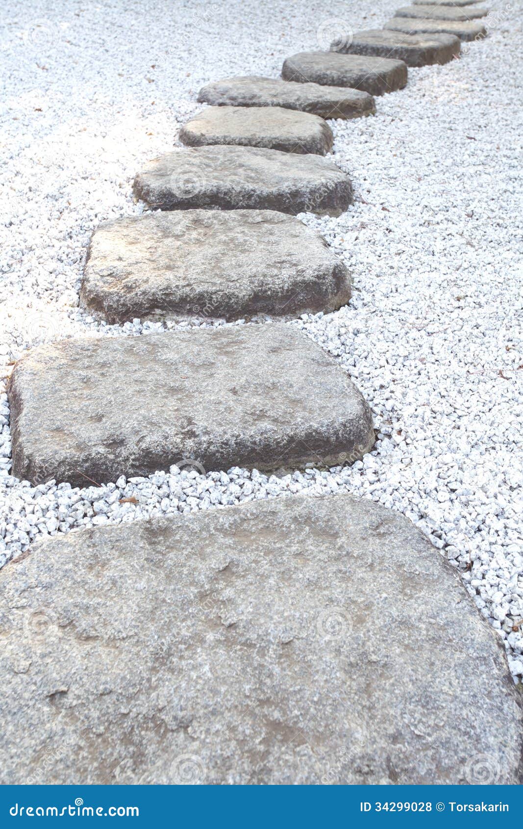 Zen stone path stock photo. Image of shore, pathway, pebble - 34299028
