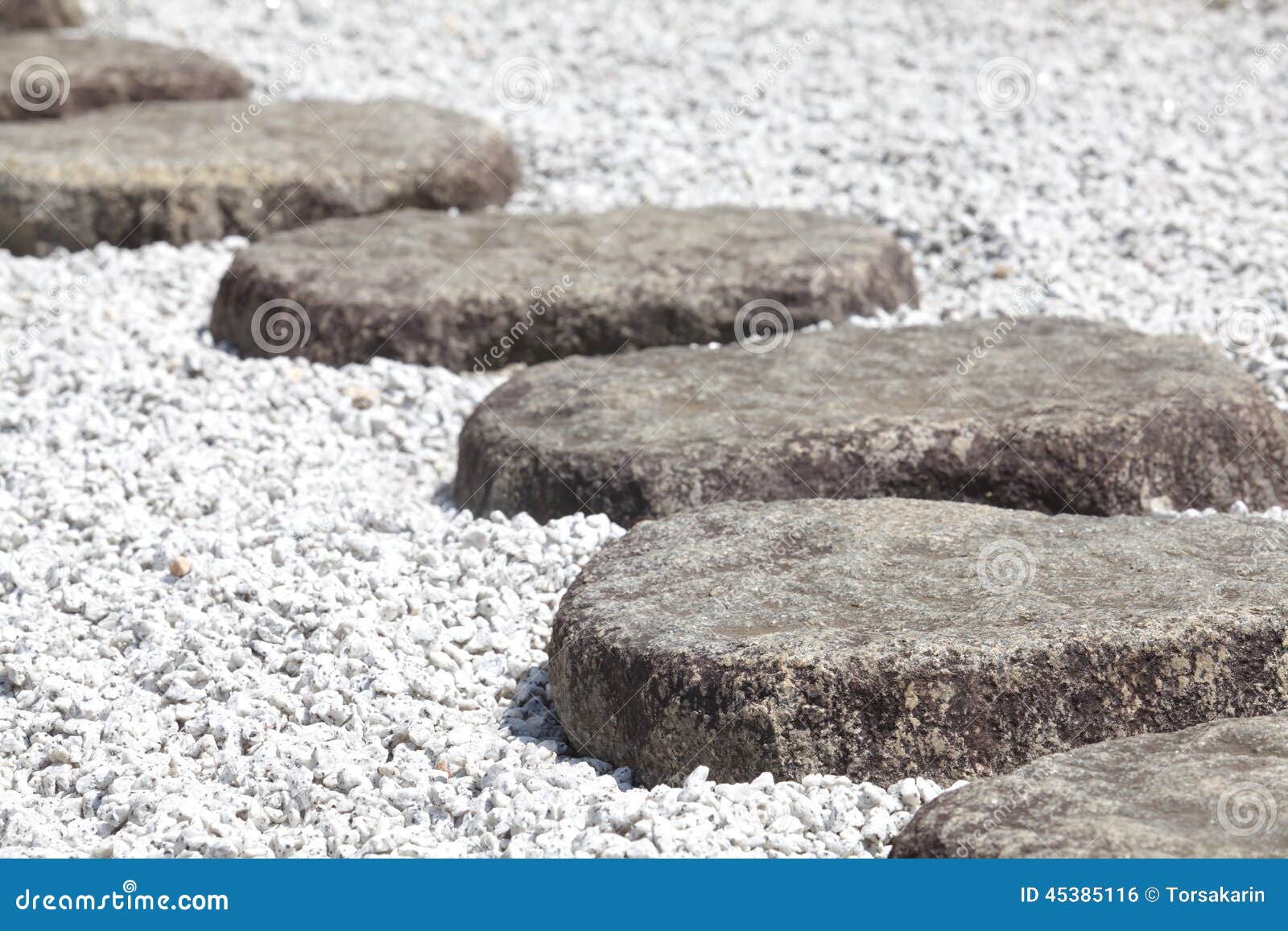 Zen stone path stock photo. Image of road, serene, grass - 45385116