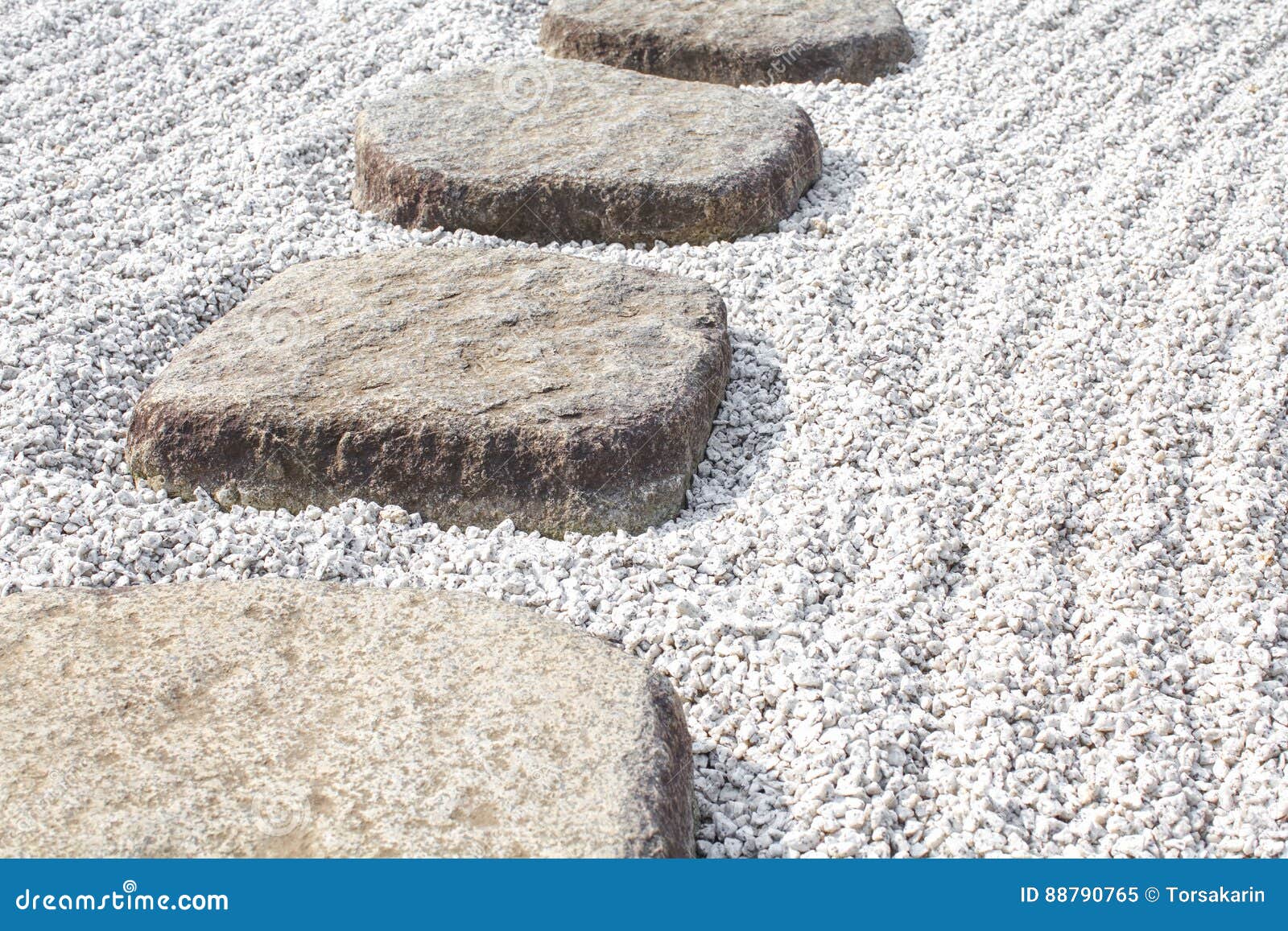 Zen stone path stock image. Image of path, green, background - 88790765