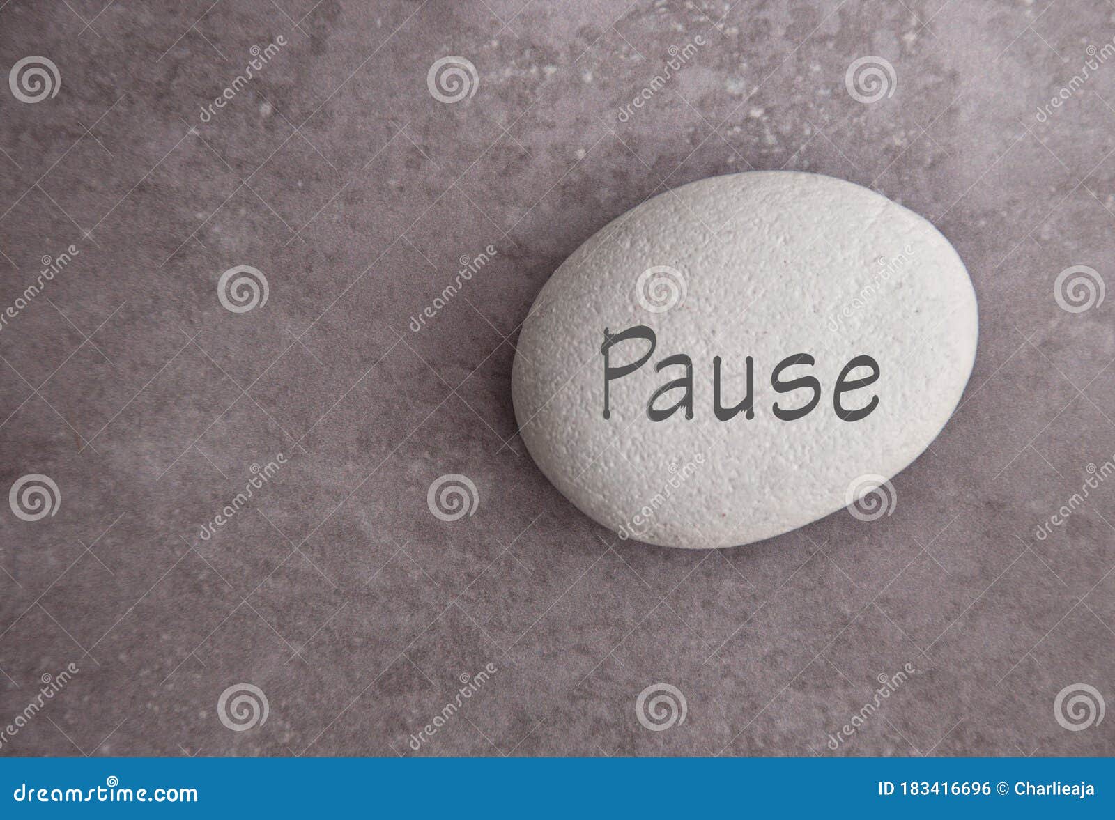Zen stone pause concept stock photo. Image of grey, stop - 183416696