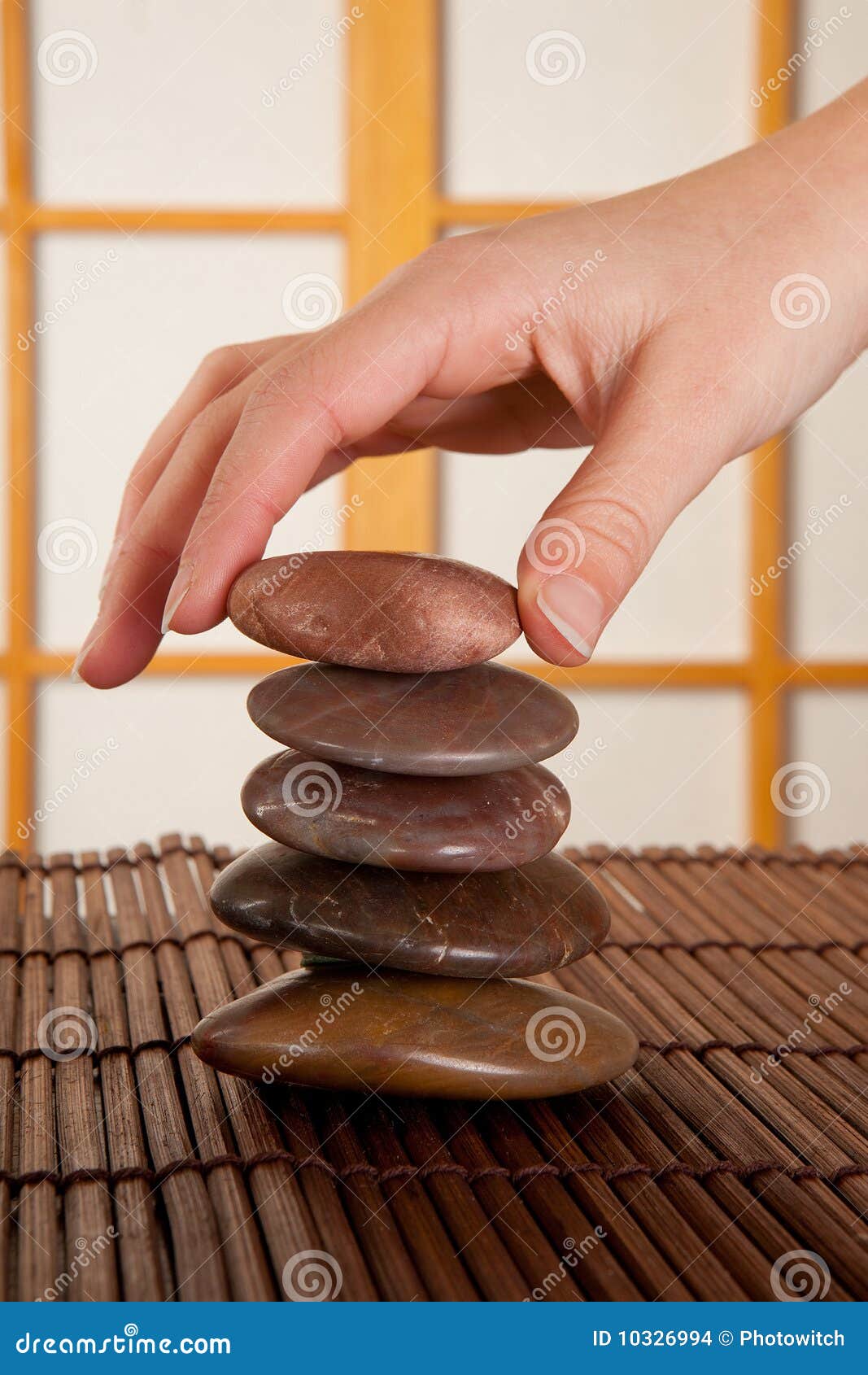 Zen stones stock photo. Image of hand, stability, precision - 10326994