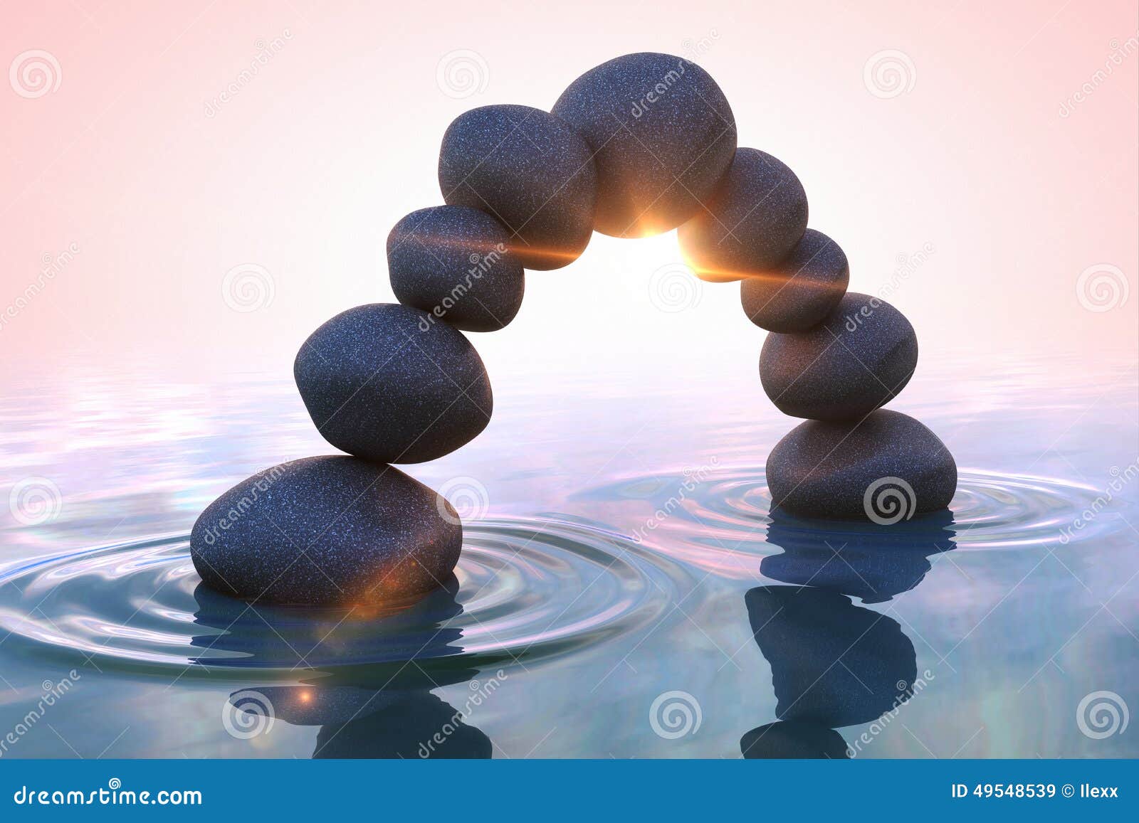 Zen stones. Arc stock illustration. Illustration of balance - 49548539