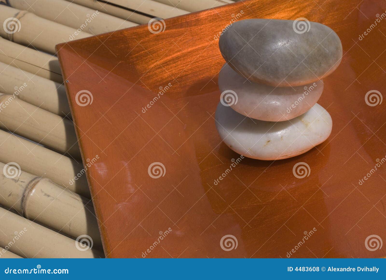 Zen stones and bamboo stock photo. Image of stone, spiritual - 4483608