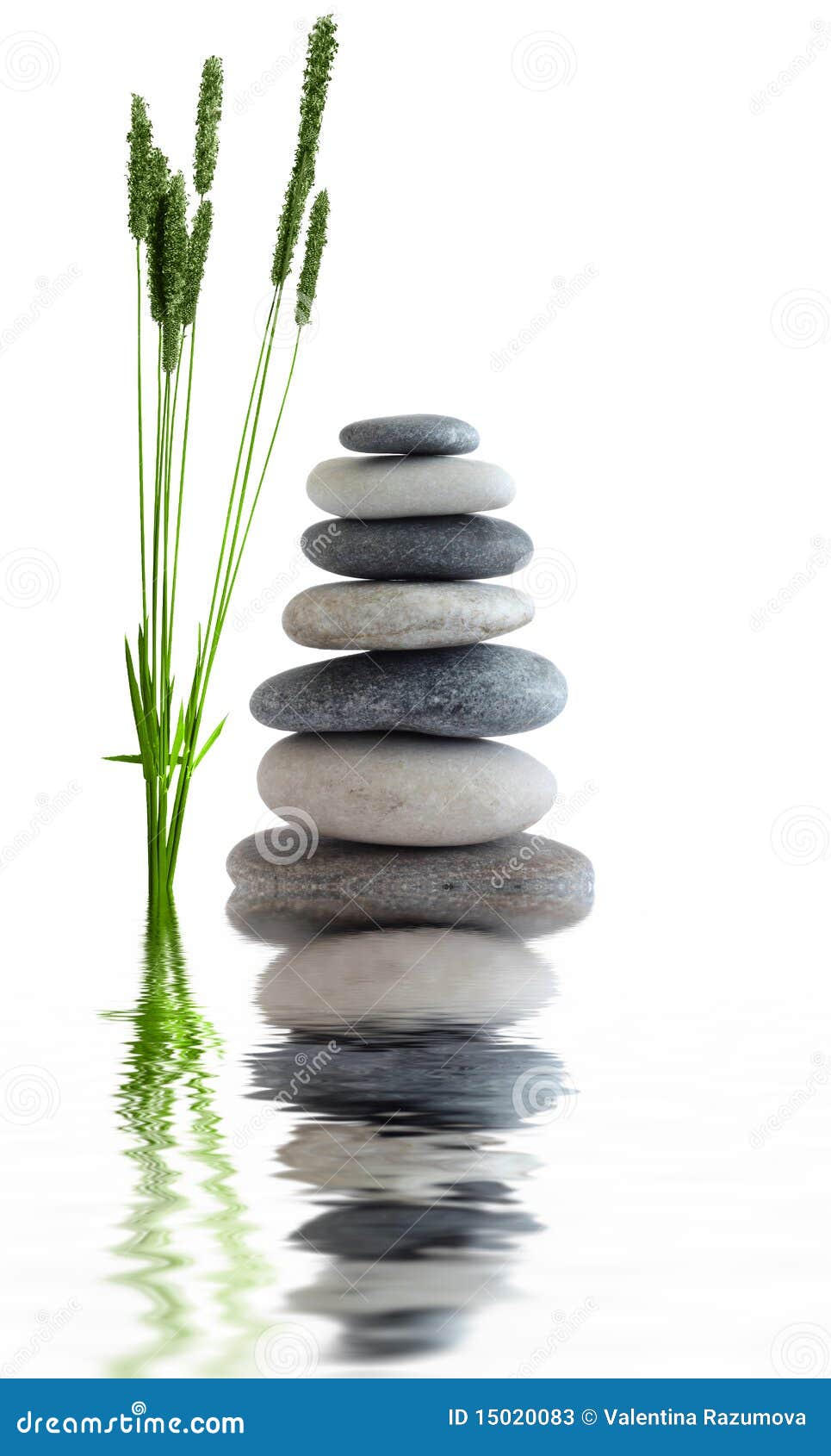 Zen stones near water stock image. Image of japan, taoism - 15020083