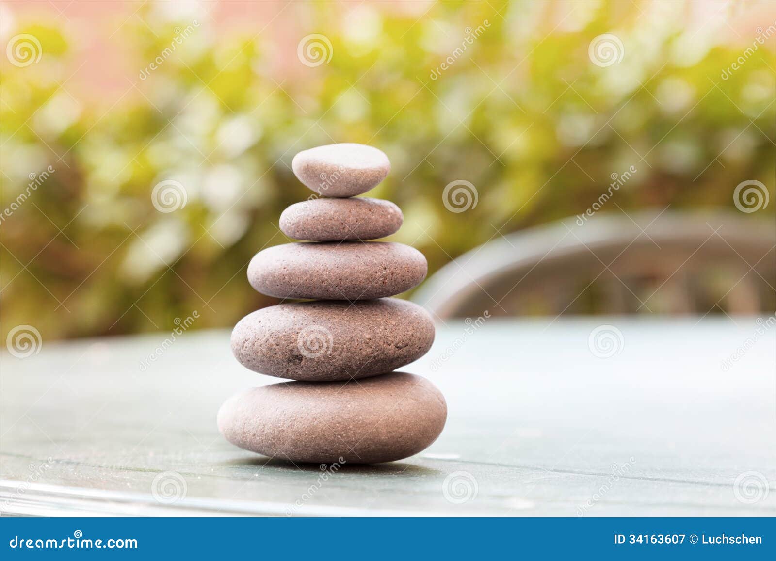 Zen stones, Rock cairn stock image. Image of stones, vertical - 34163607