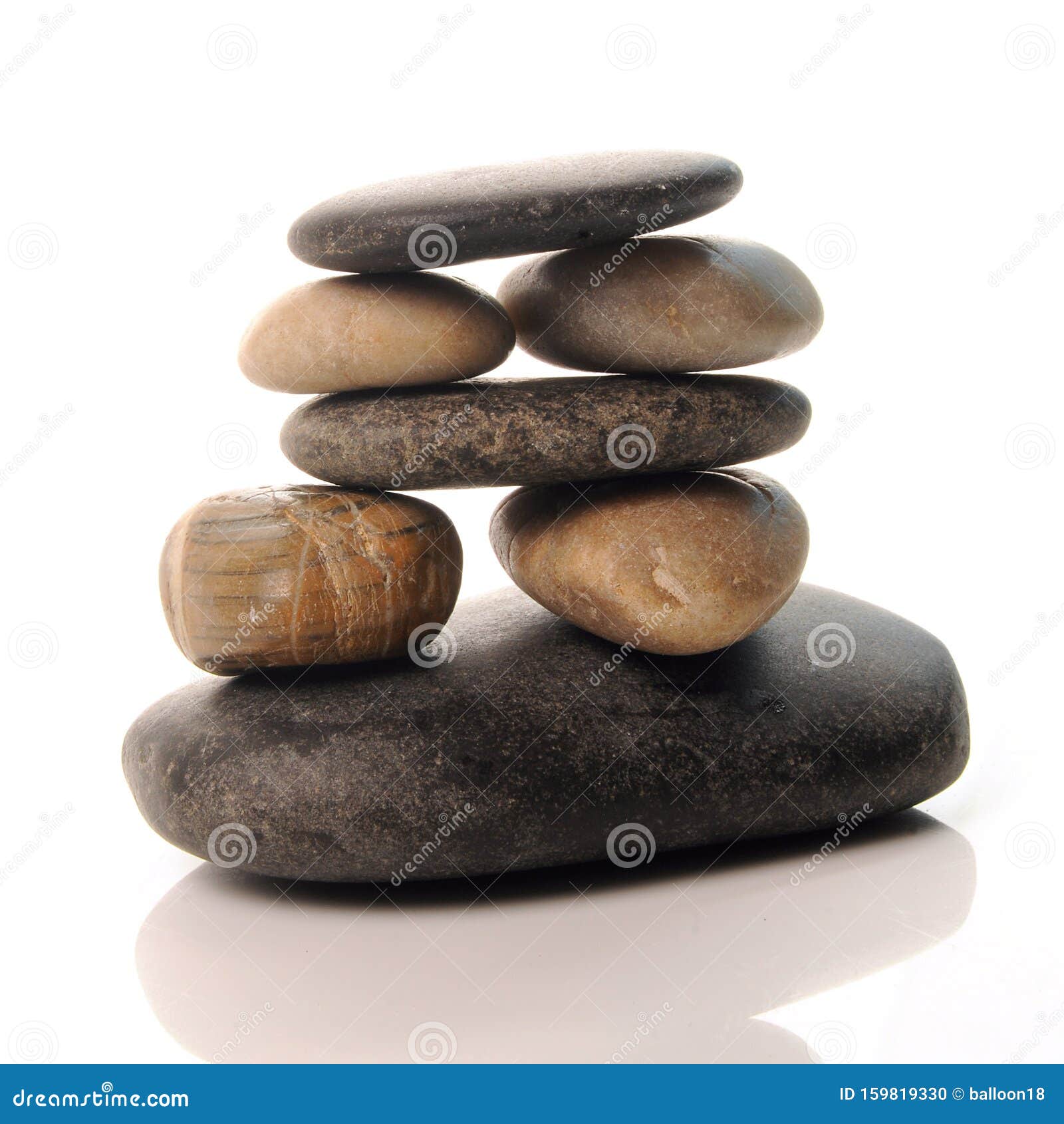 Zen stones stack stock photo. Image of herbal, alternative - 159819330