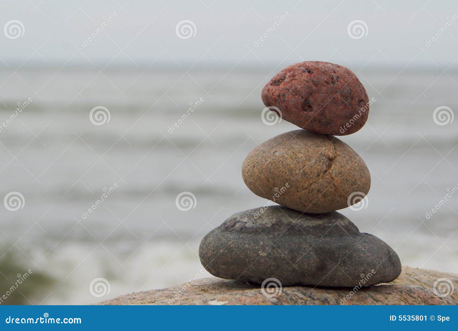 Zen stones at sea stock image. Image of culture, buddhism - 5535801