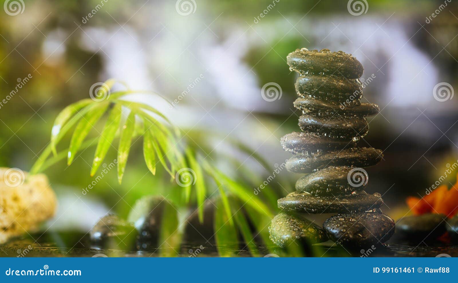 Zen Stones Stack on Abstract Background Stock Image - Image of pile ...