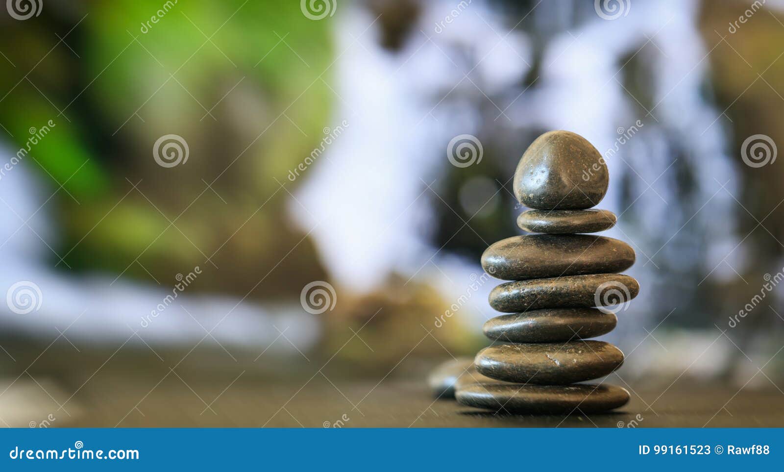 Zen Stones Stack on Abstract Background Stock Image - Image of ...
