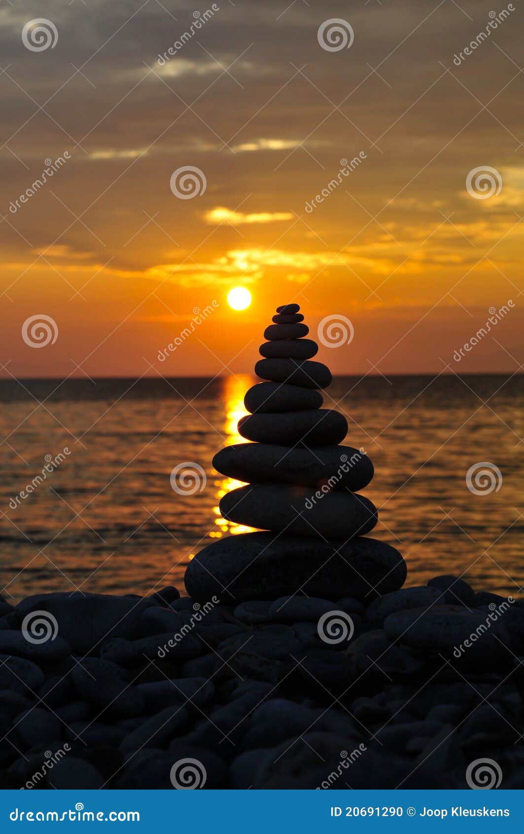 Zen sunset stock photo. Image of relax, earth, abstract - 20691290