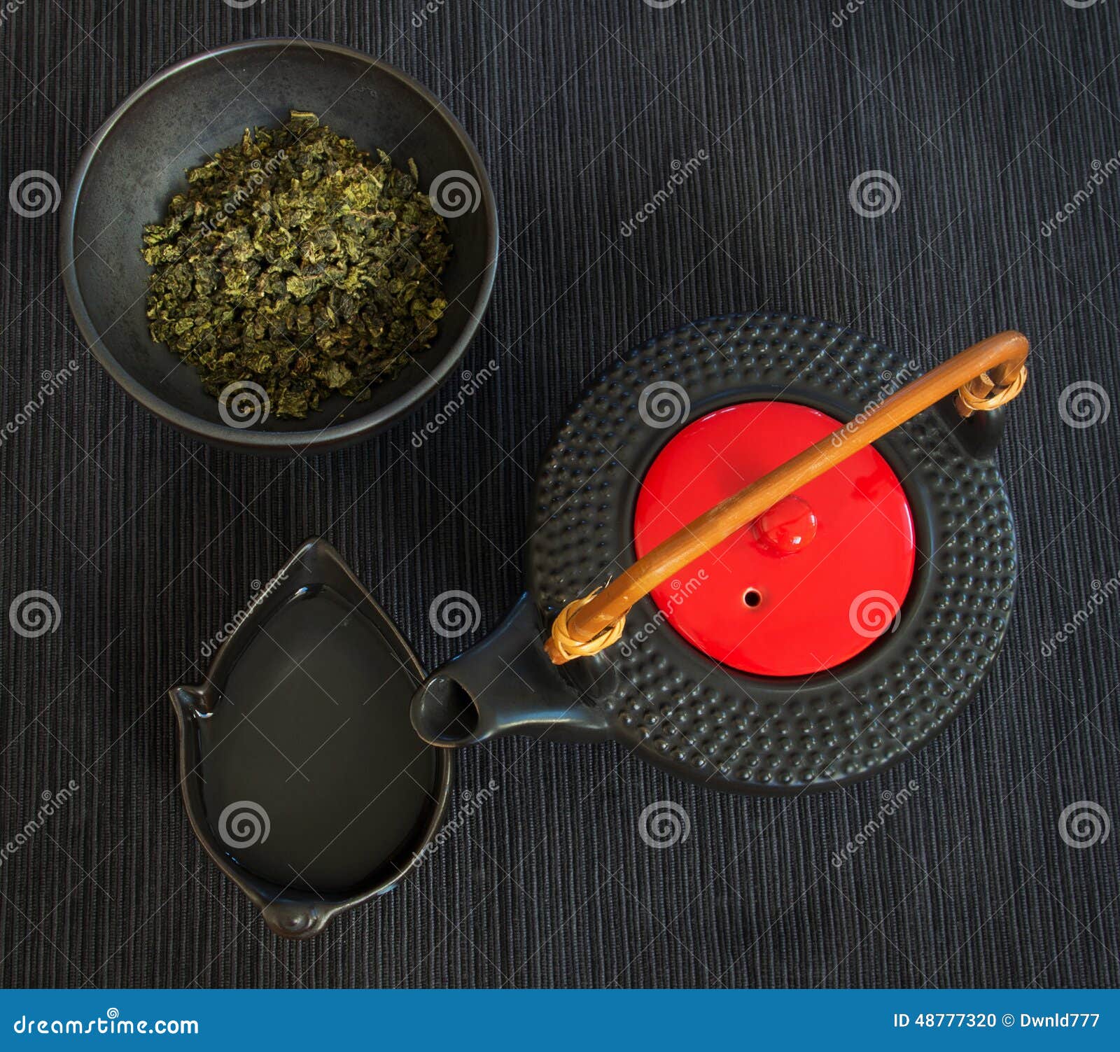 Zen tea set stock photo. Image of herbal, asia, health - 48777320
