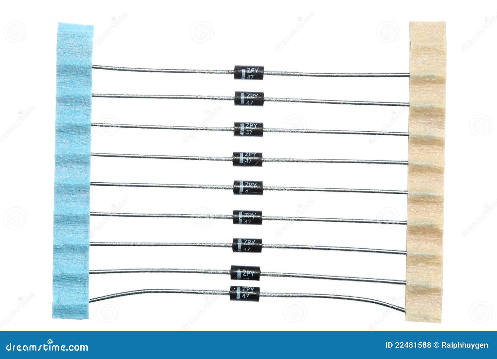 Rectifier Diodes Heap. Vintage Electronic Components Of Old Circuits ...