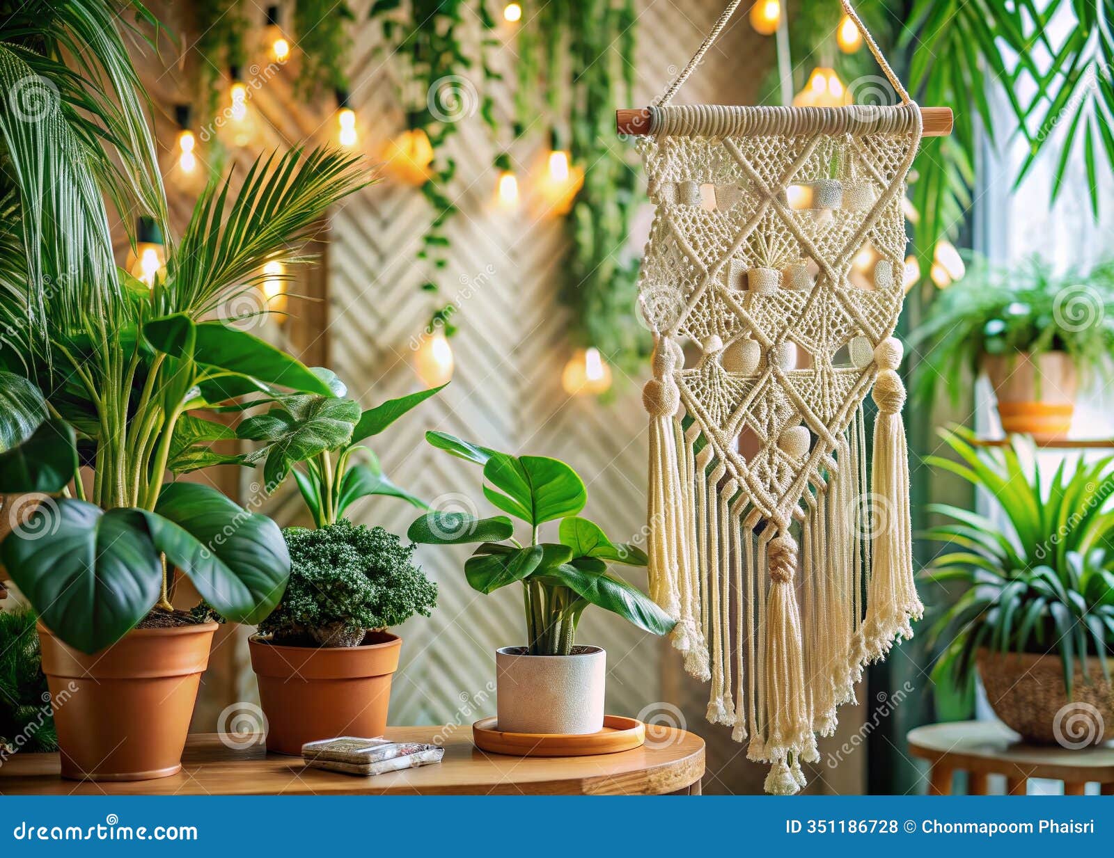 ZenInspired Boho Desktop Backgrounds Macrame Greenery and Geometric ...