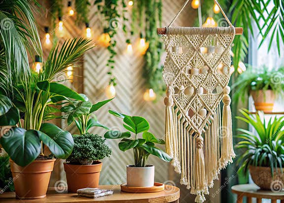 ZenInspired Boho Desktop Backgrounds Macrame Greenery and Geometric ...