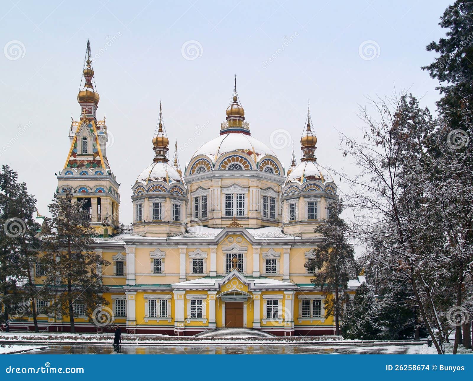 Zenkov Cathedral in Almaty stock photo. Image of alma - 26258674