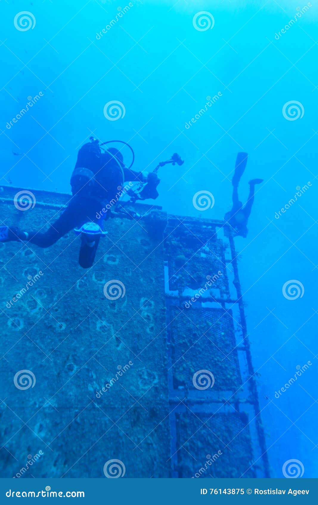 Zenobia Ship Wreck Near Paphos, Cyprus Stock Image - Image of fish ...
