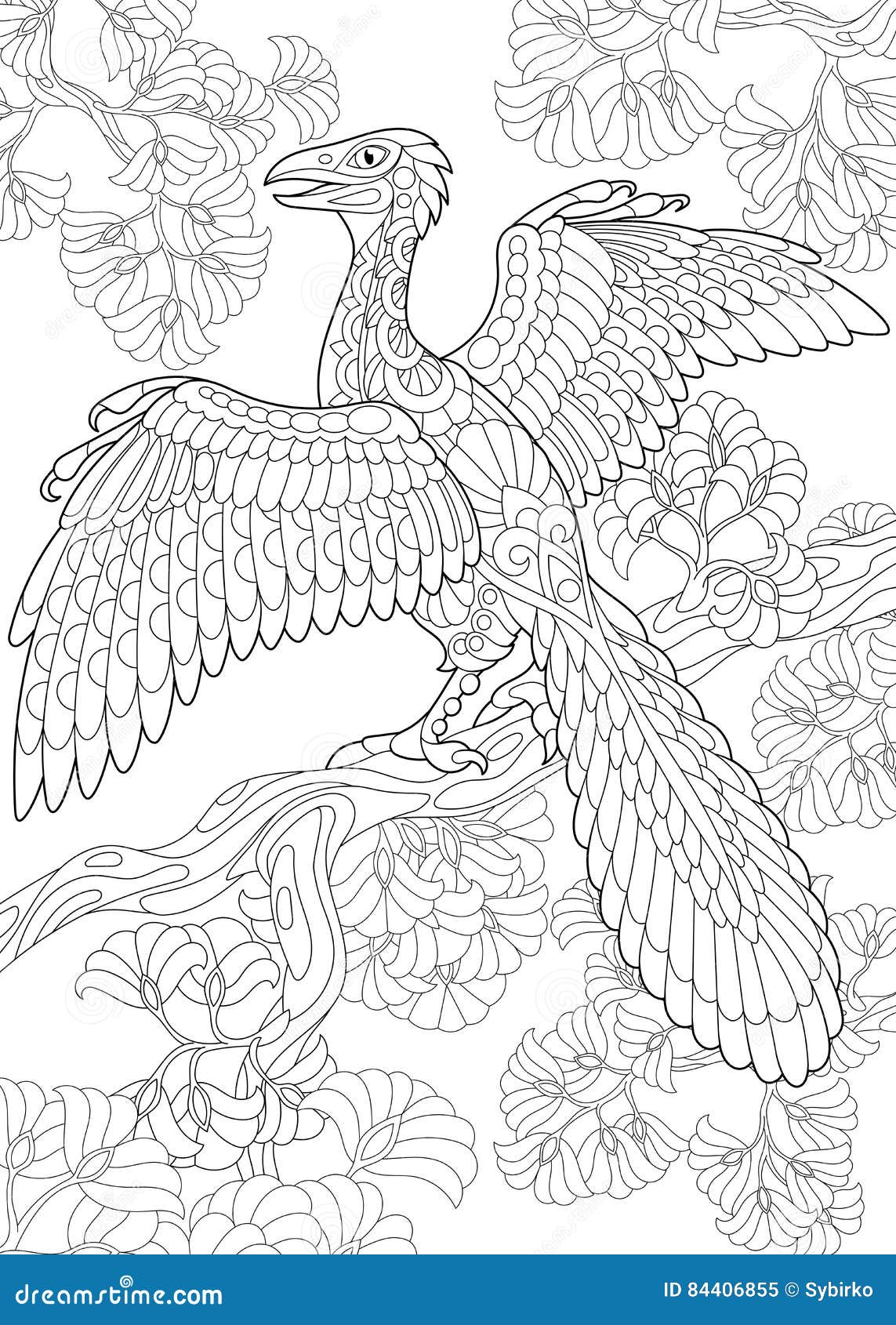 Cartoon Archeopteryx Fossil Vector Illustration | CartoonDealer.com ... Cartoon Archeopteryx Fossil Vector Illustration | CartoonDealer.com ...